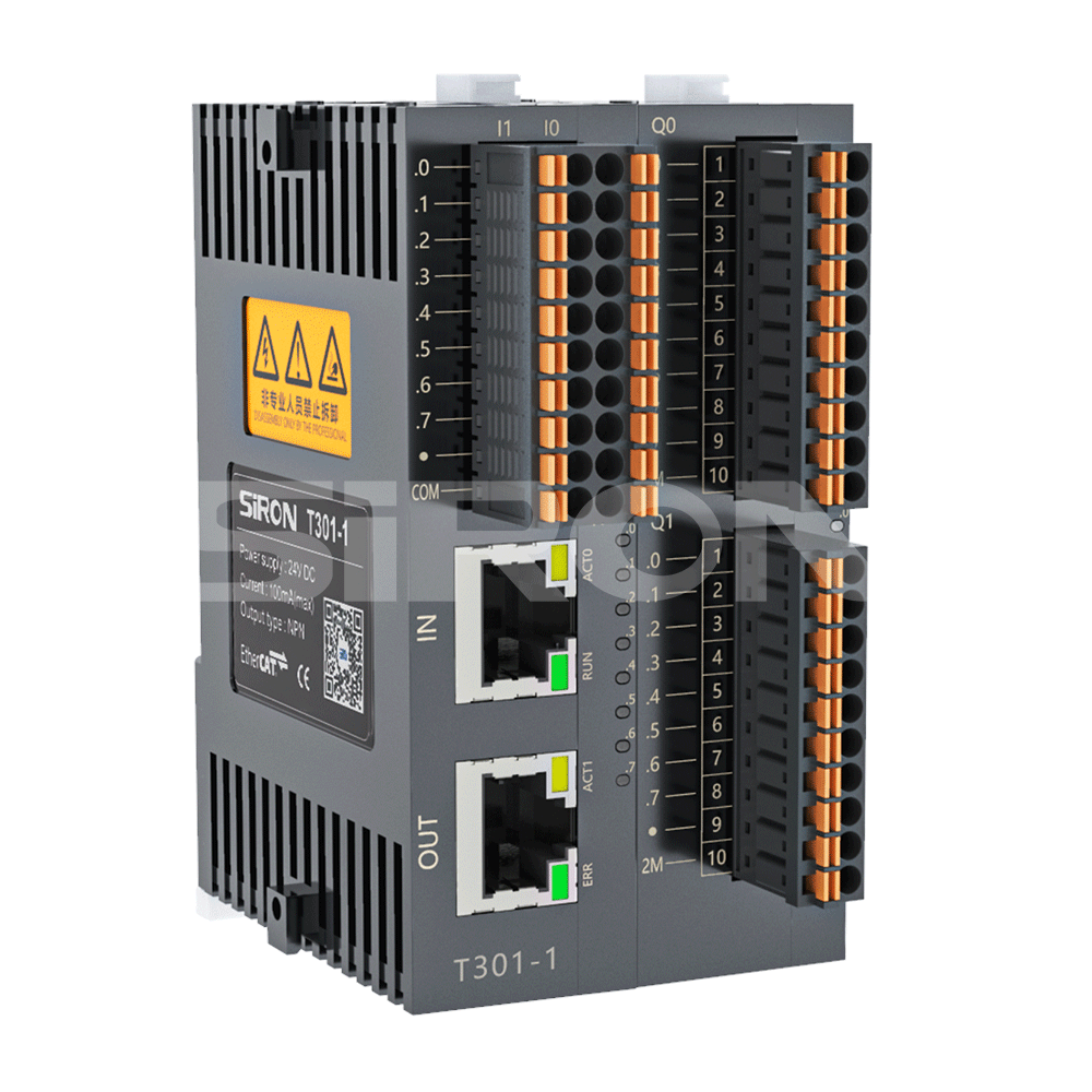 SiRON T301-1 Ultra-thin Distributed I/O IP20 Ethercat модул от китайски производител - SIRON