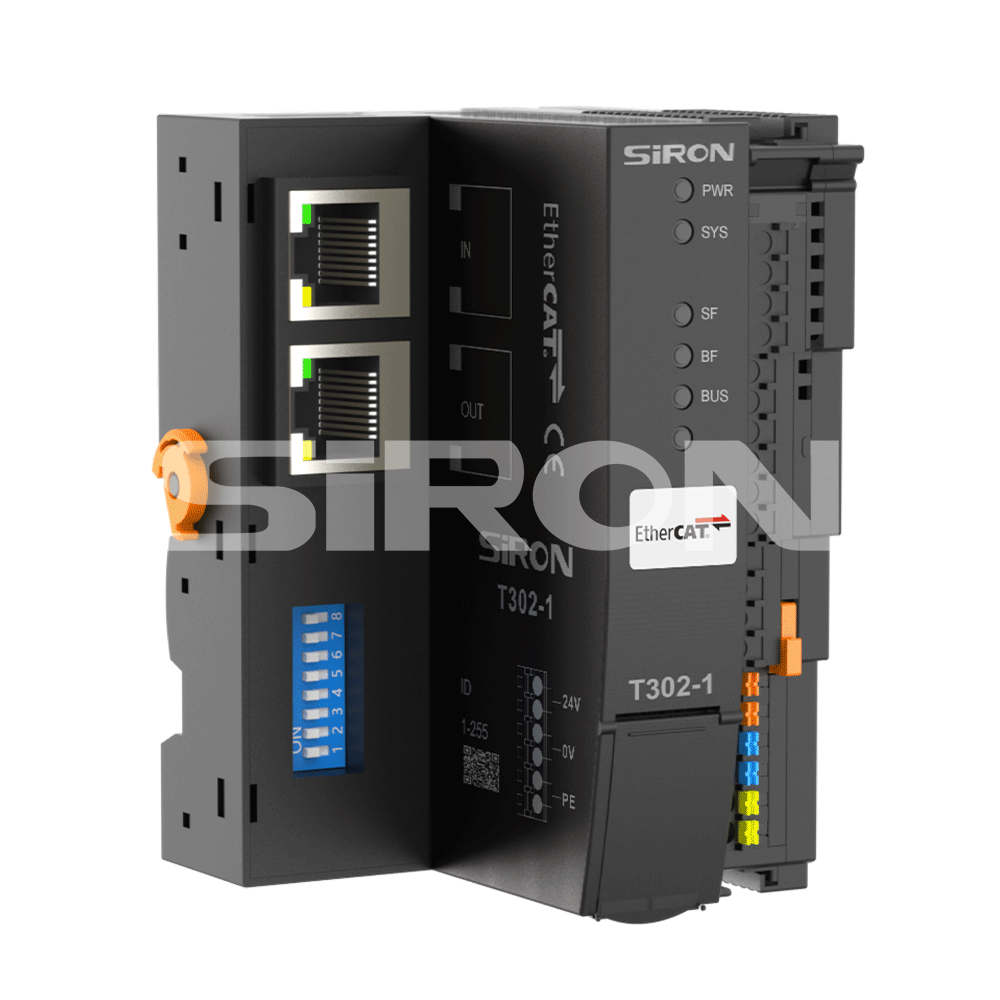 SiRON T302-1 EtherCAT Coupler IP20 Plug-in Remote I/O Module kiinalaiselta valmistajalta - SIRON